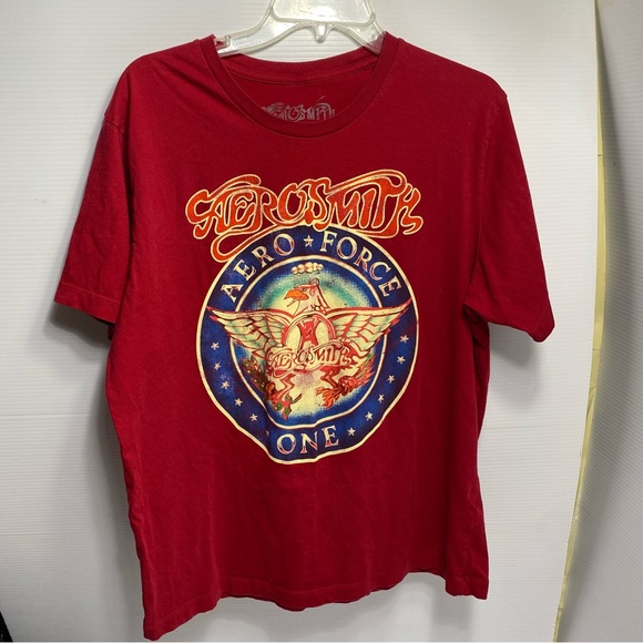 Shirts | Aerosmith Mens Aero Force One Rag Doll Merchandising Red Band ...